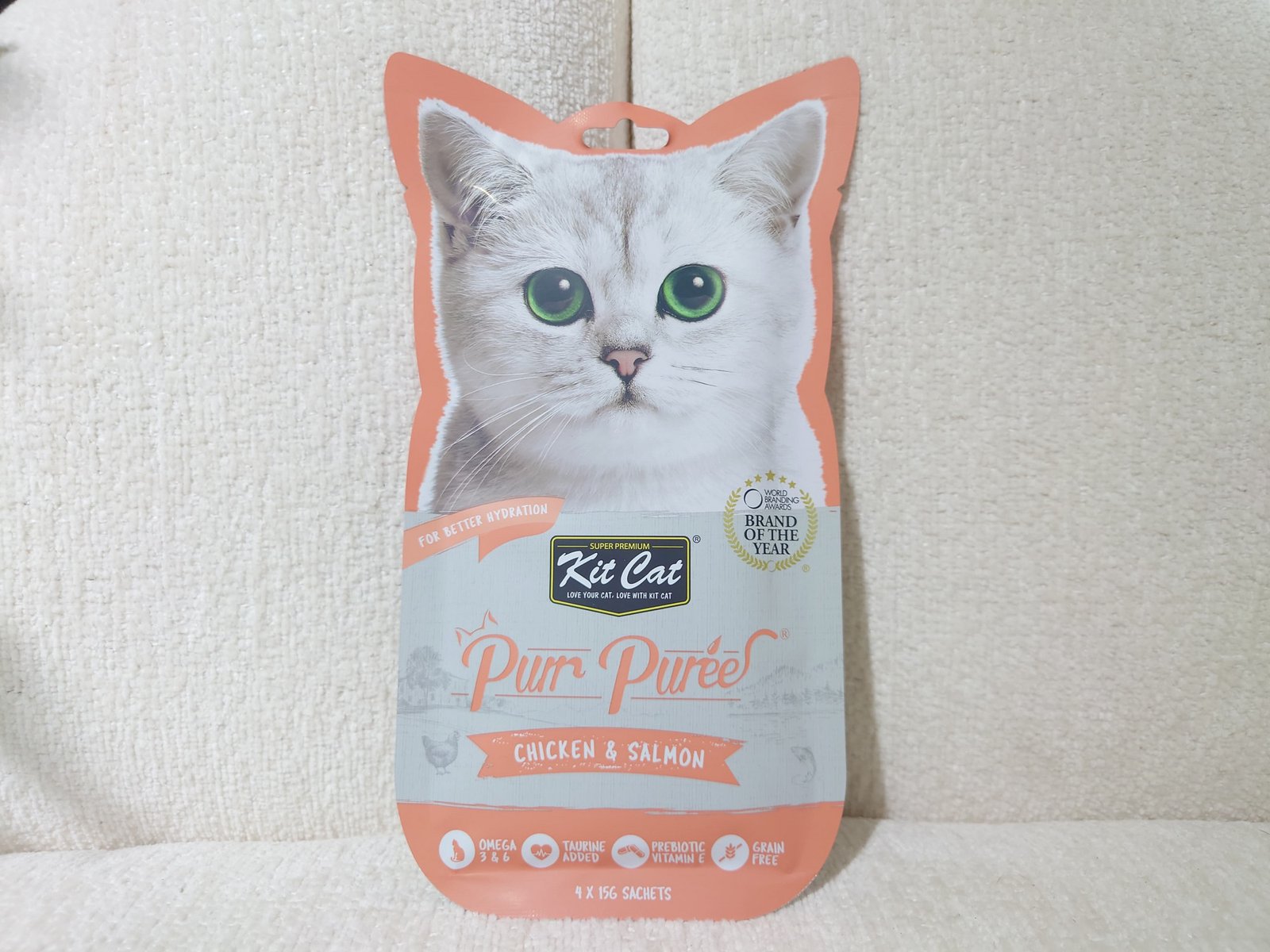 Kit Cat Purr Puree Chicken & Salmon - Luxury Paw Shop
